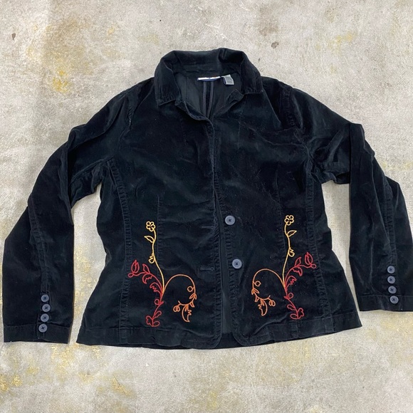 Caribbean Joe | Jackets & Coats | Caribbean Joe Velvet Blazer Jacket ...